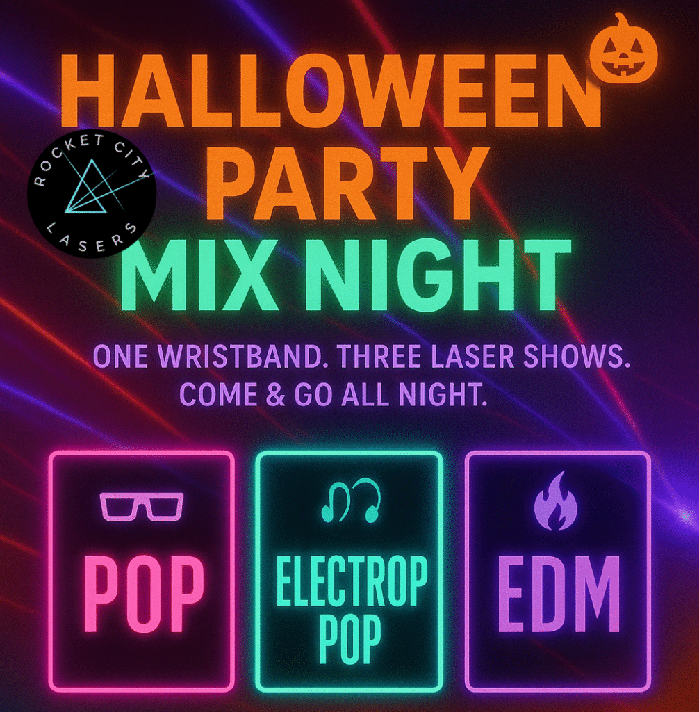 Halloween Party Mix Night – 3 Laser Shows, 1 Wristband! - Hville Blast