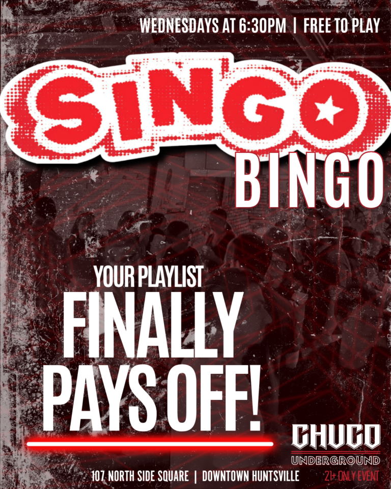 SINGO Music Bingo at Chuco Underground - Hville Blast